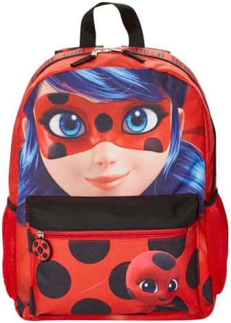 سعر Miraculous Ladybug Backpack for Girls, 16 inch, Red, Multi, Red ...