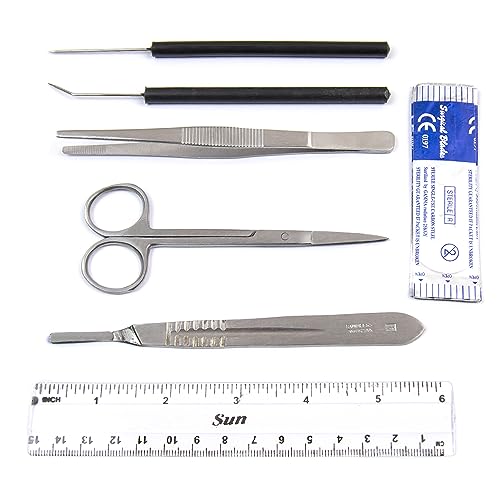 DEXSUR Dissection Kit Biology Lab Anatomy Dissecting Set for Medical ...
