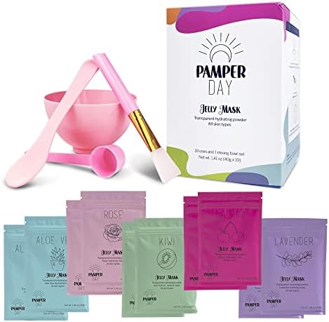 Pamper Day - Jelly Masks for Facials, Peel Off Face Mask Bundle Kit ...