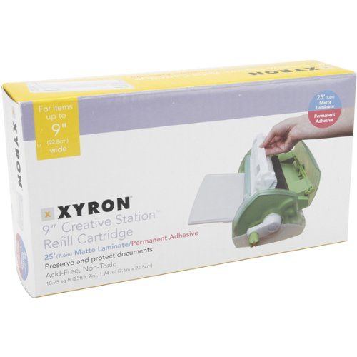 Xyron Matte Laminate/Permanent Adhesive Refill Cartridge for Xyron ...