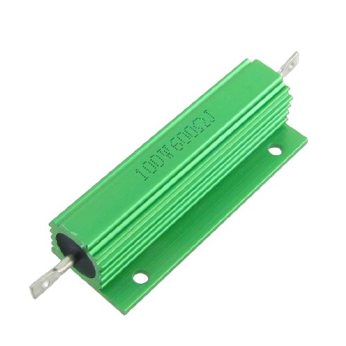 uxcell Aluminum Case Wire Wound 100W Power Rating 5% 600 Ohm Resistors ...