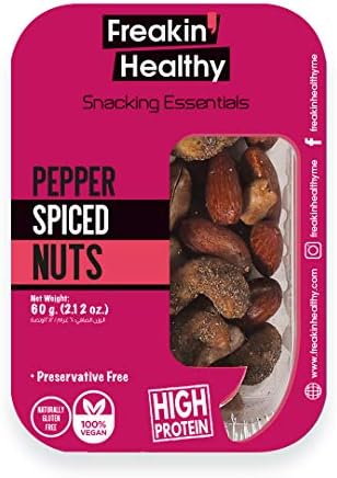 Freakin' Healthy Pepper Spiced Nuts, 60g price in UAE | Amazon UAE ...