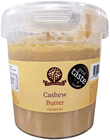 Nutural World - Crunchy Cashew Butter (1kg) Great Taste Award Winner ...