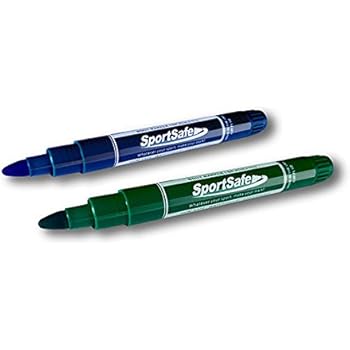 Amazon.com : SportSafe Waterproof Ink Skin Markers 2 Pack : Permanent ...