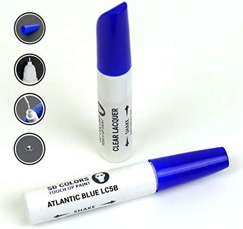 Amazon.fr : SD COLORS Stylo de retouche de peinture bleu Atlantique ...