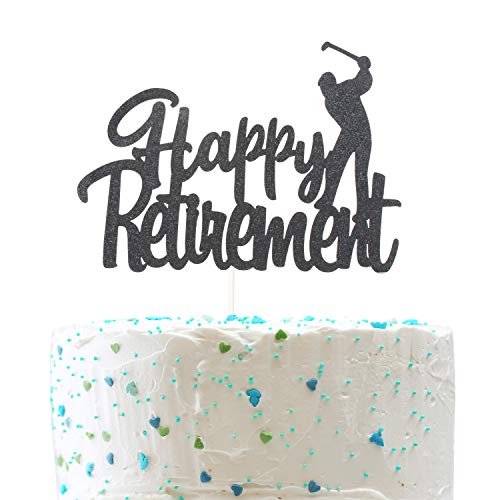Happy Retirement Cake Topper,Farewell Sign Golf Retirement Party ...