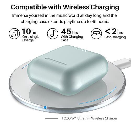 TOZO T6 True Wireless Earbuds Bluetooth 5.3 Headphones Touch Control ...