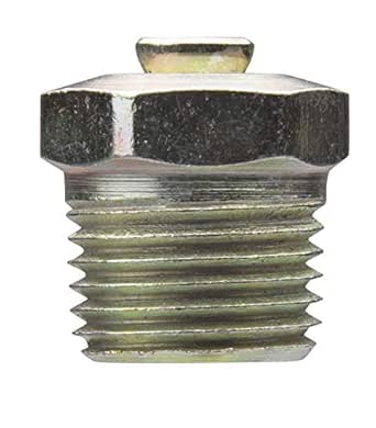 Alemite 47200 Pressure Relief Fitting, Straight, 1-5 psi Relief Pressure, 1/2" OAL, 19/64" Shank ...