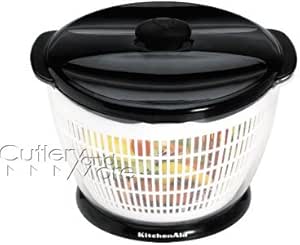 Amazon.com: KitchenAid Professional Salad Spinner, Black: Home & Kitchen