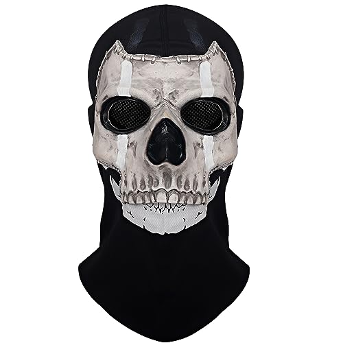 Joukavor Ghost Call of Duty Mask Cod Ghost MW2 Mask Skull Face Mask for ...