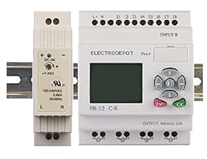 Programmable Logic Controller Kit Mini PLC, Automation w Software & USB ...