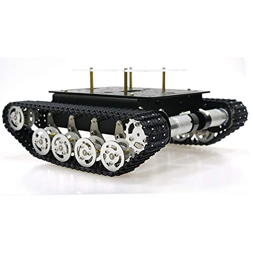 SZDoit Smart Shock Absorption Robot Tank Car Chassis Kit with ...