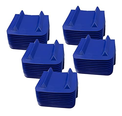 Mytee Products (50 Pack) V Edge Protectors Flatbed, 8" x 12", Blue ...