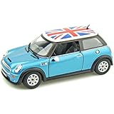 Amazon.com: KiNSMART Mini Cooper S 5" 1:28 Scale Die Cast Metal Model ...