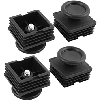 YXQ Leveling Foot Square Thread Tube Insert - 8 Sets 40mm x 40mm ...