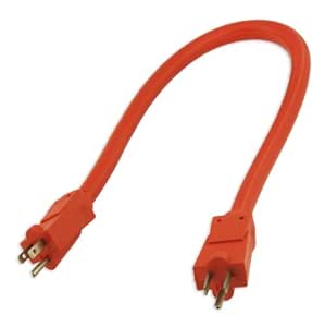 Doble conector macho 12-conexión calibre cable de extensión - generador ...
