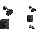Moen Genta LX Matte Black High-Pressure Eco-Performance Modern Shower ...