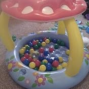 Amazon.com: Intex Mushroom Inflatable Baby Pool, 40" X 35", for Ages 1 ...