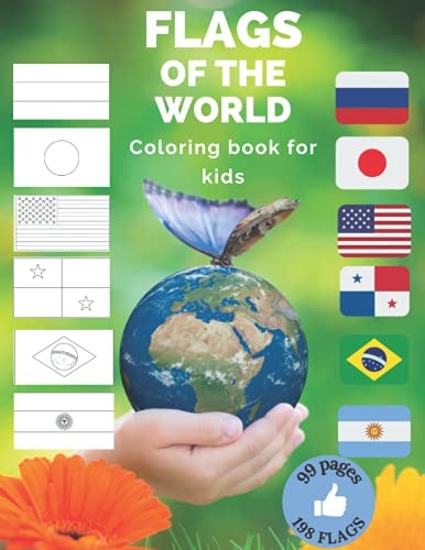 Flags of the World Coloring Pages: 99 pages of 198 Flags all included ...