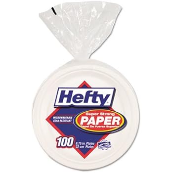Amazon.com: Hefty PCTD7730000CBT Super Strong Paper Plates (Pack of 30 ...