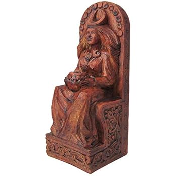 Amazon.com: Dryad Design Seated Goddess Statue Wood Finish: Home & Kitchen