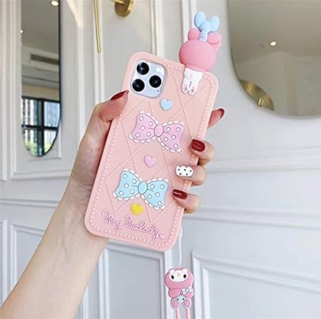 Amazon.com: Cartoon Cute Cat My Melody Case for iPhone 12 Pro Max Mini ...