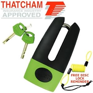 Mammoth Security 11mm Shackle Disc Lock - Thatcham Approved: Amazon.co ...