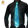 Light Up Neck Tie, LED Necktie Gifts for Men, 7 Colors In One Tie Glow ...