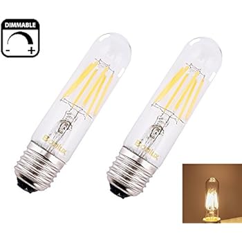 Leadleds 4W Tubular LED Bulb Edison Style COB LED Filament Bulb T10 ...
