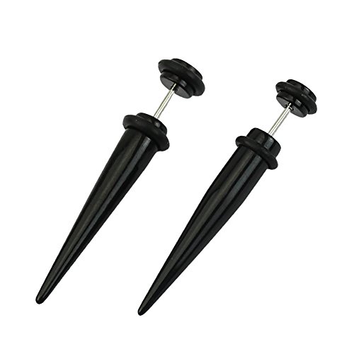 HeroNeo® 1 Pair New Illusion Ear Fake Cheater Stretcher Rivet - Want It All