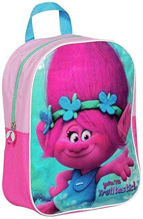 Trolls Backpack Official Licensed Princess Poppy School Bag Cabin ...