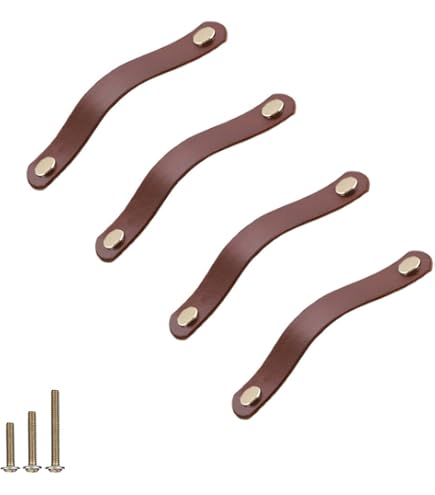 Leather Hardware Leather Drawer Pulls For A Dresser Drawer Handles For ...