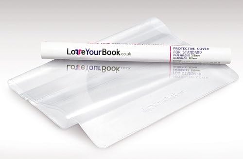 Clear Plastic Adjustable Book Cover (Protective Paperback Jacket/Sleeve ...