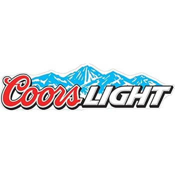 Amazon.com: Coors Light Beer - Vinyl Sticker Decal - logo full color ...