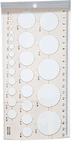 سعر مسطرة استنسل اشكال دائرية - 2088, 20 سم, برتقالي فى مصر | بواسطة ...