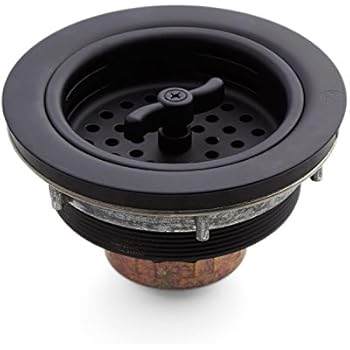 Naiture 3-1 / 2" Wing Nut Baskets Strainer In Flat Black Finish ...