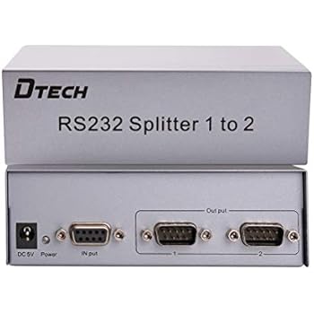 Amazon.com: DTECH Industrial 8 Port RS232 Serial Splitter Switch Box with Power Adapter for ...