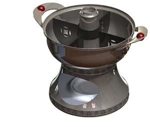 Amazon.com: Trudeau 7-Piece Geisha Hot Pot Cooking Set: Fondue ...