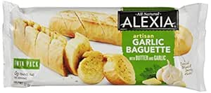 Amazon.com: Alexia, Garlic Baguette, Twin Pack, 12 oz (Frozen ...