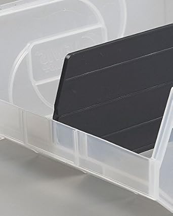 Bin Divider, Black, 14-1/4" x 4-7/16, PK6: Garage Storage And ...