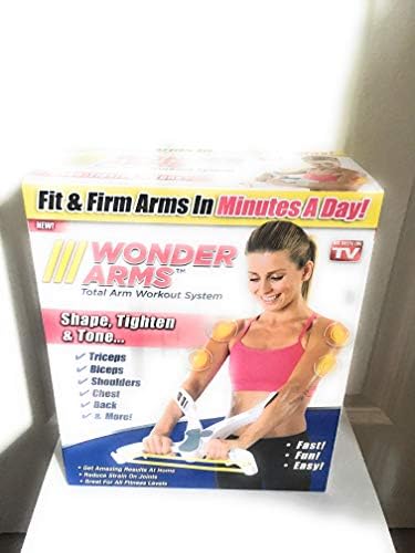 Ontel Wonder Arms Total Workout System Resistance Training Bands, White ...