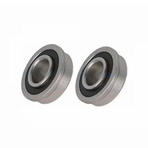 Amazon.com : Two Precision Sealed Flanged Ball Bearings 1/2" ID x 1-3/8 ...