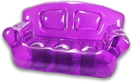 Bubble Inflatables Inflatable Couch, PURPLE: Amazon.co.uk: Kitchen & Home