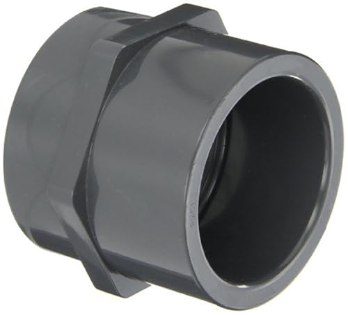 Spears 835 Series PVC Pipe Fitting, Adapter, Schedule 80, 2" Socket x ...