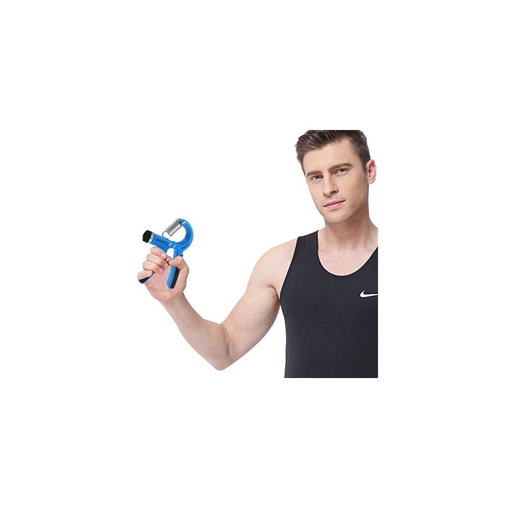 Hand Grips Strengthener Adjustable Resistance 22-88 Lbs, Hand Exerciser ...