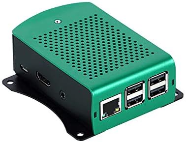 ACHICOO Raspberry Pi 3 Model B Plus Aluminum Silver Green Black Case ...