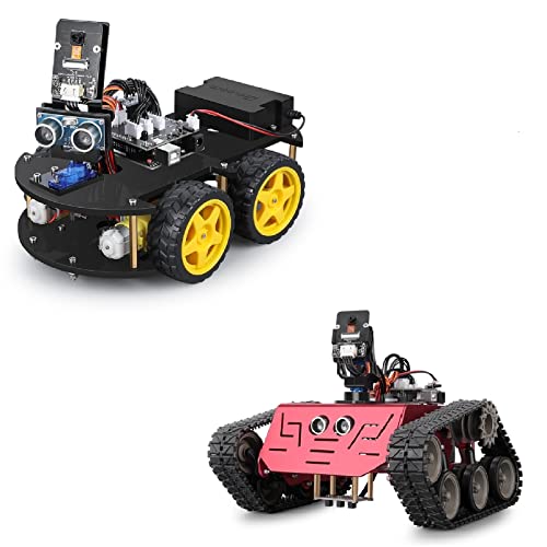 ELEGOO UNO R3 Project Smart Robot Car Kit V4 Conqueror Robot Tank in ...