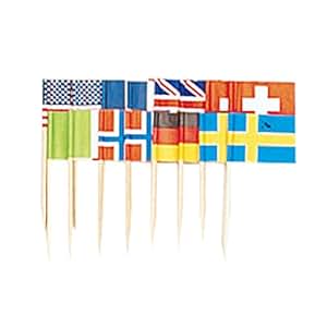 Amazon.com: International Flag Picks (asstd designs) (50/Pkg): Cocktail ...