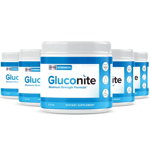 (5 Pack) Gluconite Powder Advanced Extra Strength Formula Gluconate Mix ...