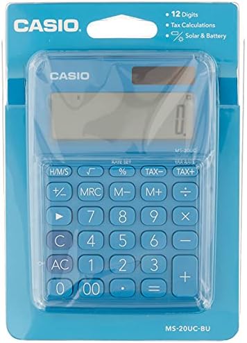 سعر الة حاسبة للمكتب من كاسيو MS-20UC-BU-N-DC فى مصر | بواسطة امازون مصر | كان بكام